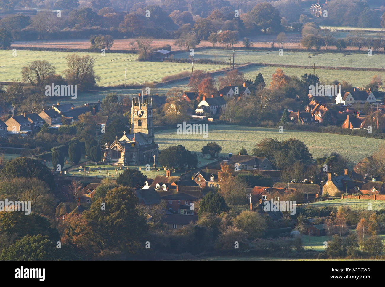 A Dorset Village in the Blackmore Vale Dorset Stock Photo - Alamy