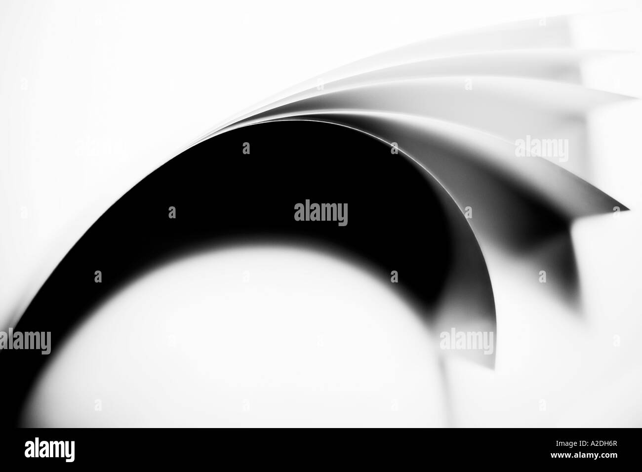 Paper curves, abstract Stock Photo - Alamy