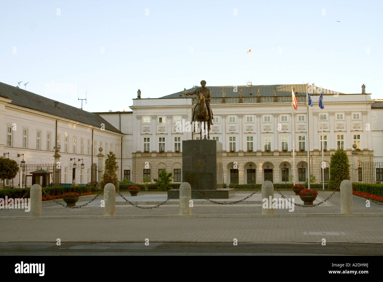Presidential Palace Warsaw Poland Stock Photo - Alamy