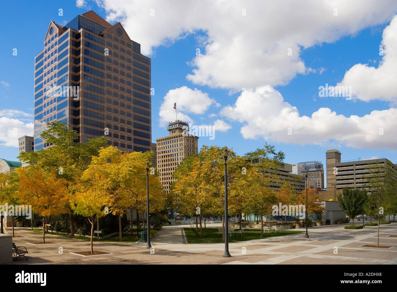 Gallivan Center in downtown Salt Lake City Utah Stock Photo - Alamy