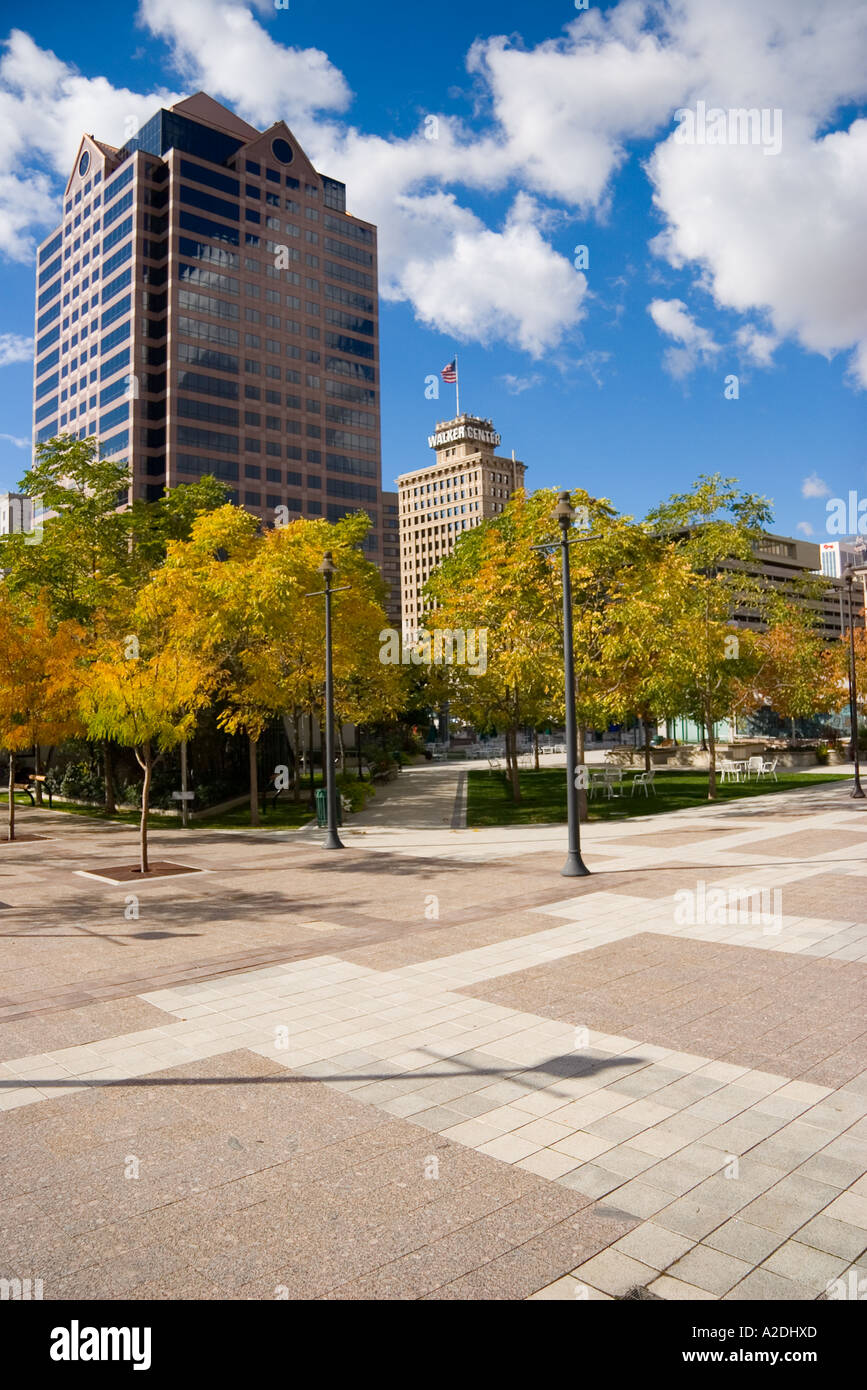 Gallivan center in downtown salt hi-res stock photography and images ...