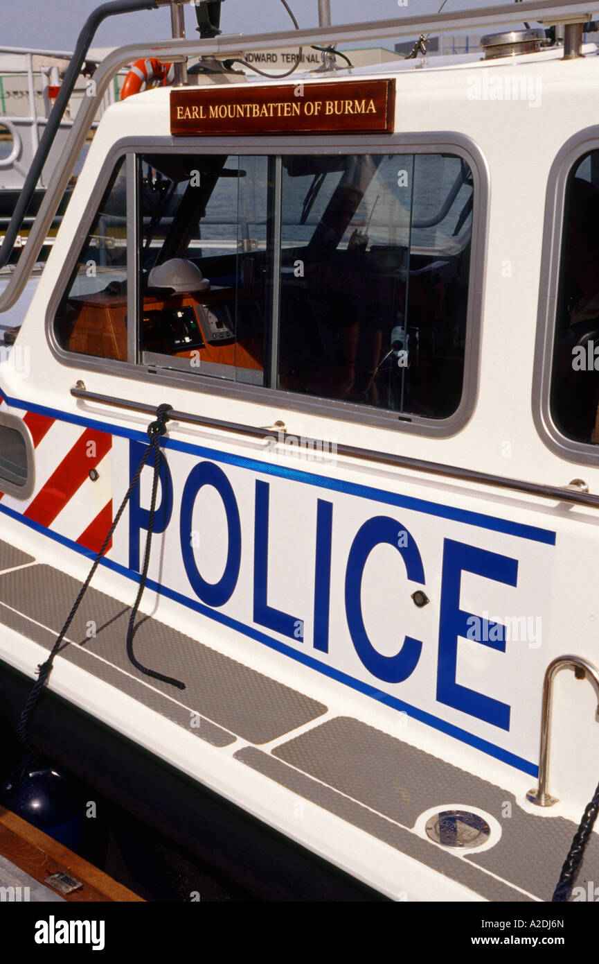 POLICE LAUNCH. ENGLAND. UK Stock Photo - Alamy