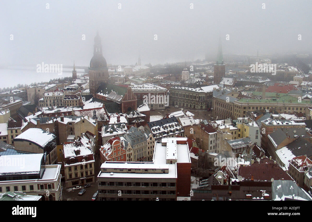 Latvia riga overview city hi-res stock photography and images - Alamy