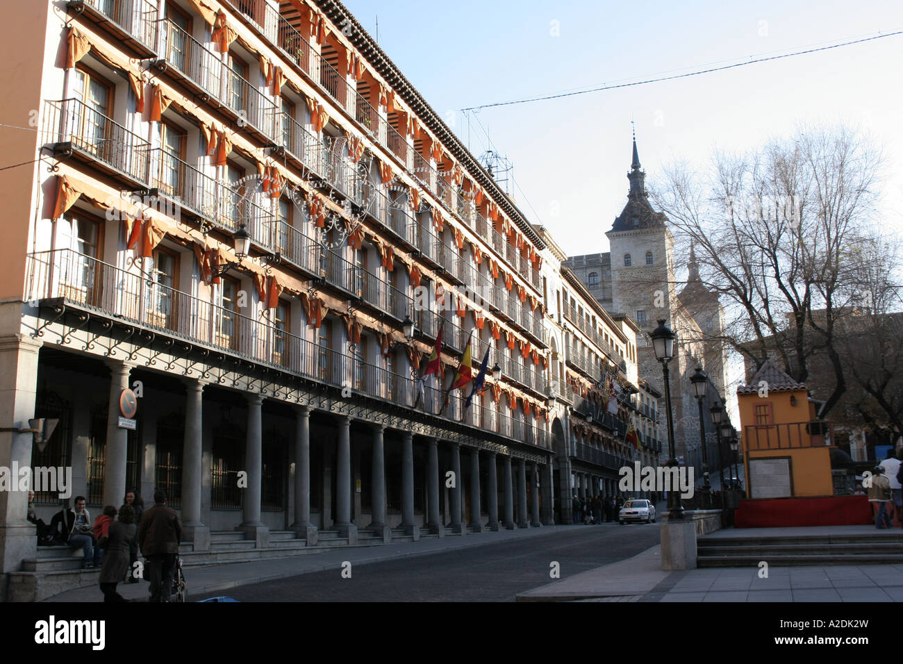 Zocodover the main square in Toledo Spain Stock Photo - Alamy