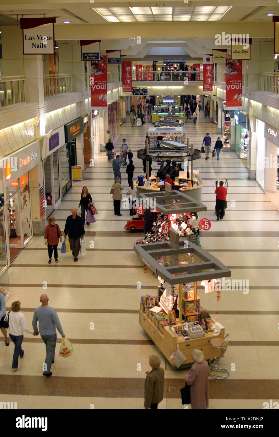 Broadmarsh shopping Centre Nottingham Stock Photo - Alamy