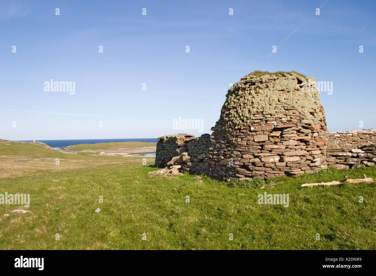 Mousa Broch in Shetland Stock Photo - Alamy