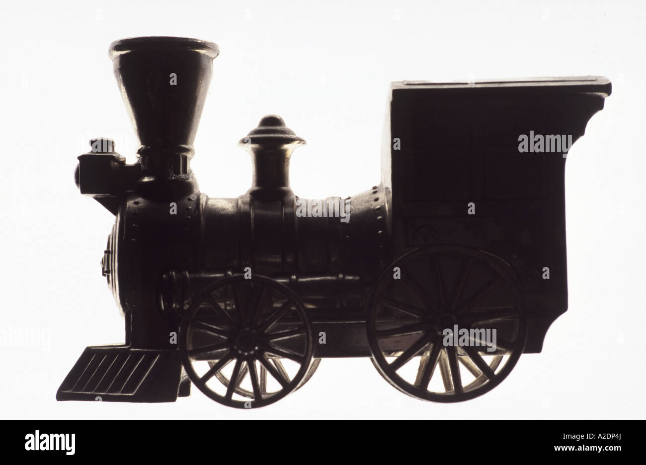 Metal Train Side View