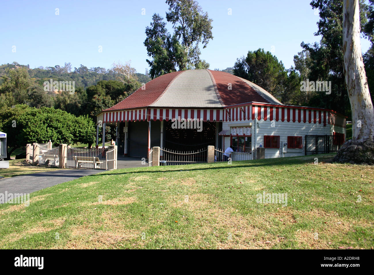 Carousel Merry Go Round at Griffith Park in Los Angeles California ...