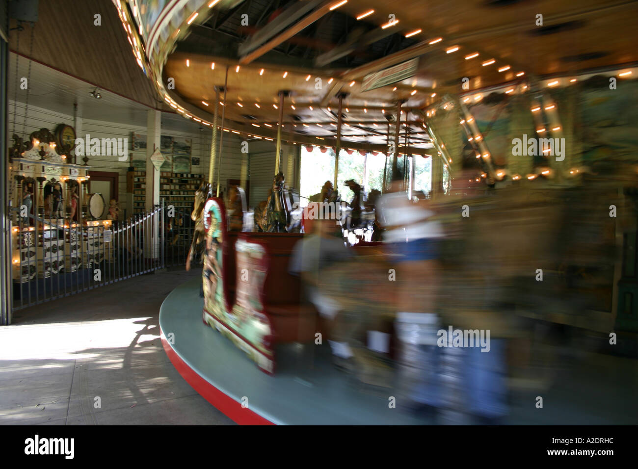 Carousel Merry Go Round at Griffith Park in Los Angeles California ...