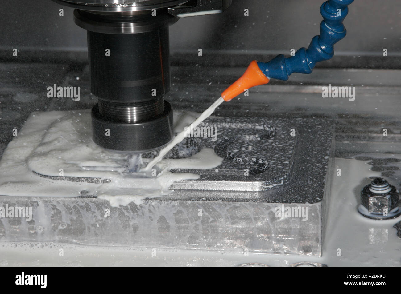 CNC milling, water channel Stock Photo - Alamy