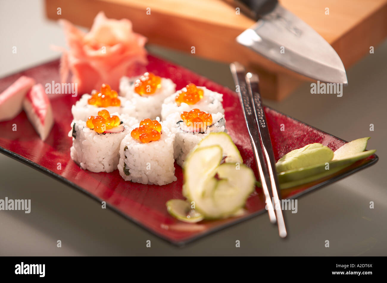 Avocado crab maki hi-res stock photography and images - Alamy