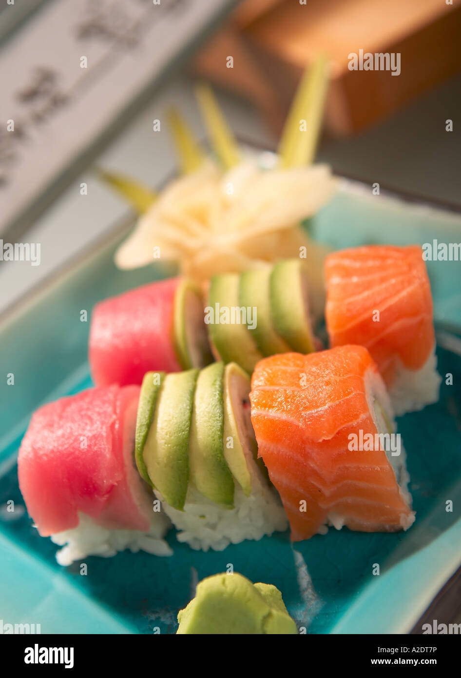 California maki roll sushi hi-res stock photography and images - Alamy