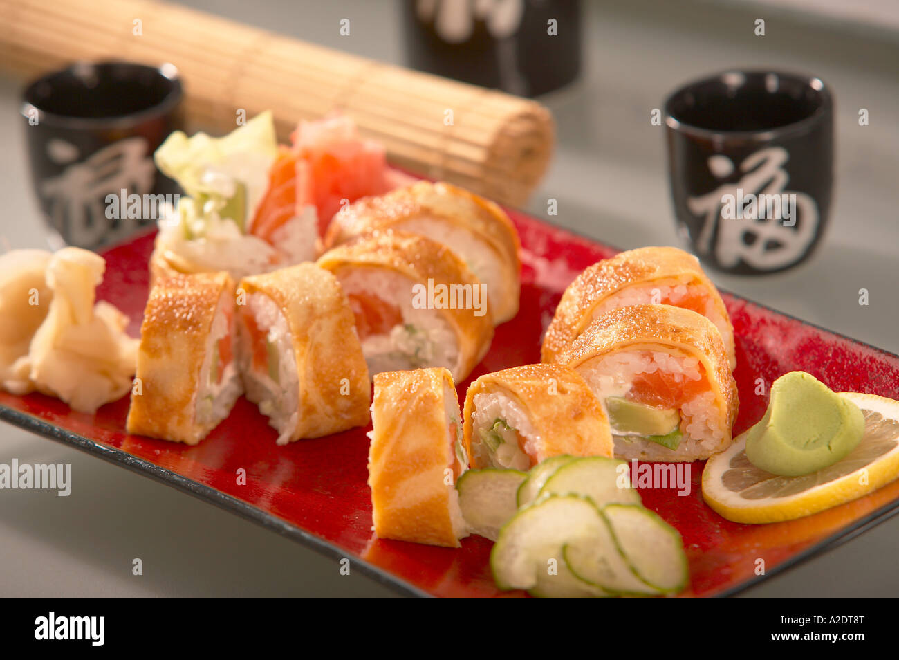 maki in griddle cake Stock Photo - Alamy