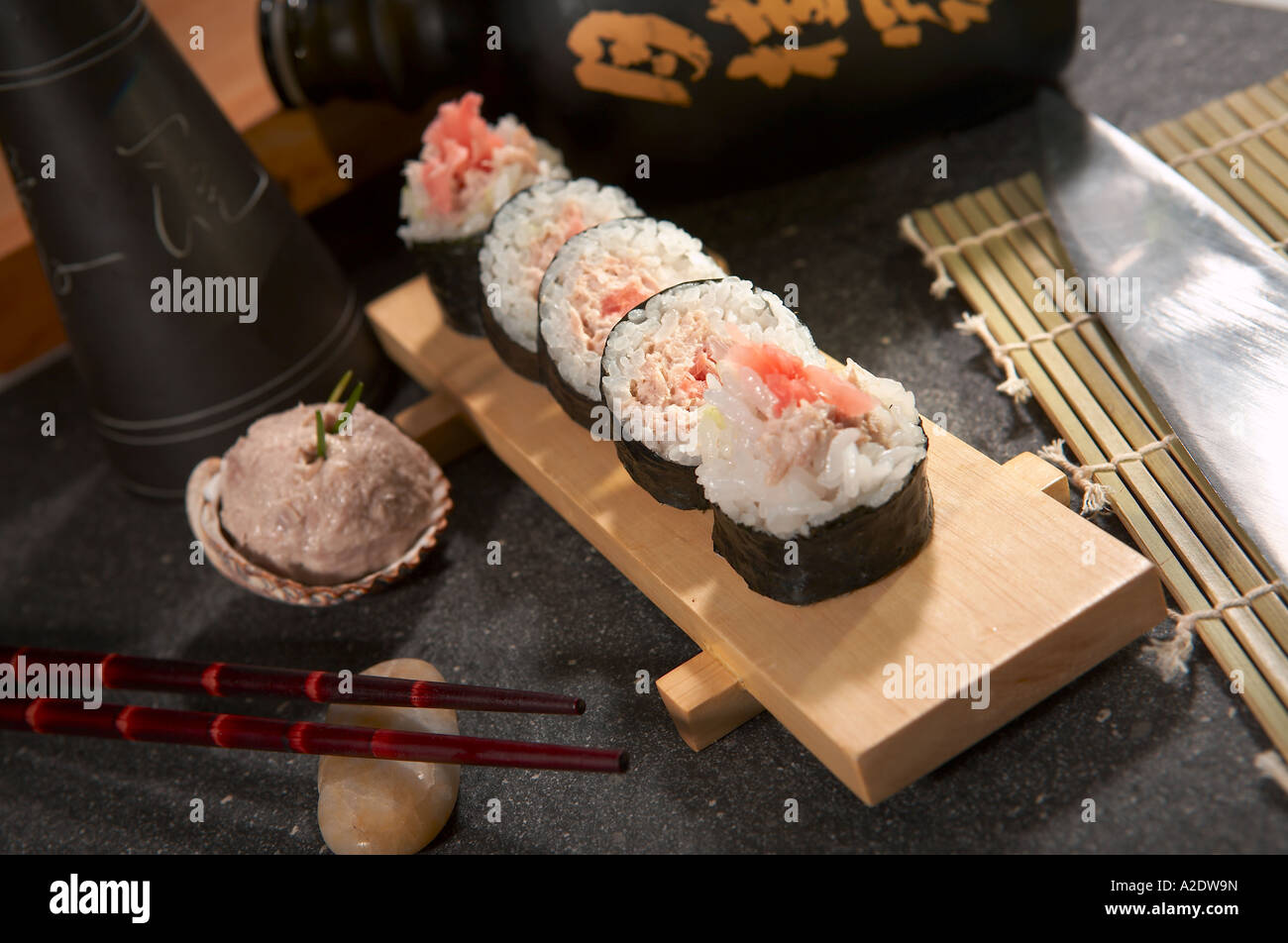 maki with tuna Stock Photo - Alamy