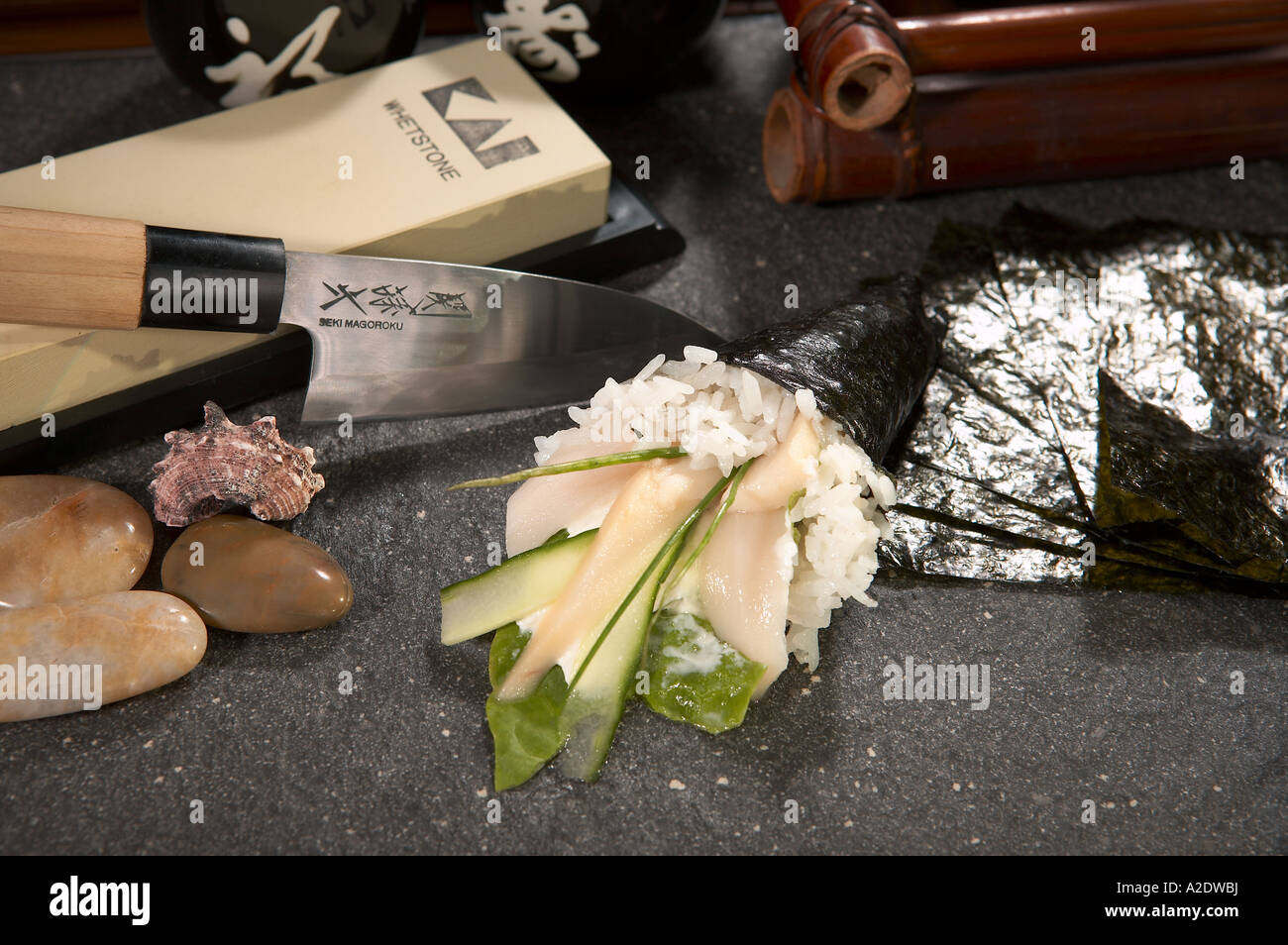 cone with oil fish Stock Photo - Alamy