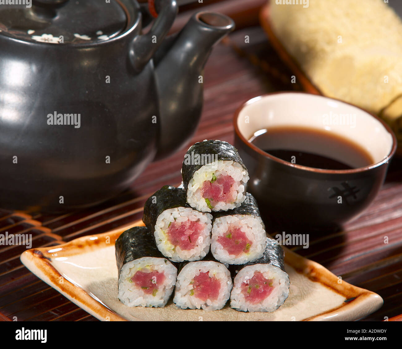 maki with tuna fish Stock Photo - Alamy