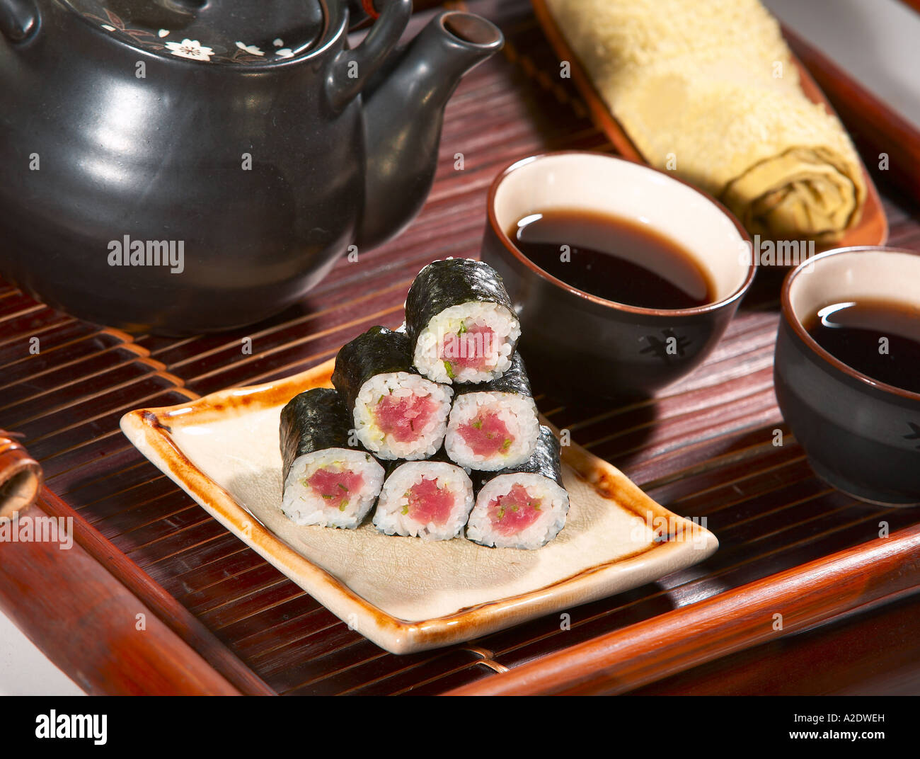 maki with tuna fish Stock Photo - Alamy