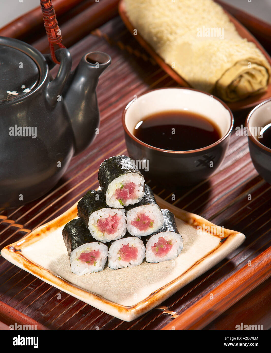 maki with tuna fish Stock Photo - Alamy