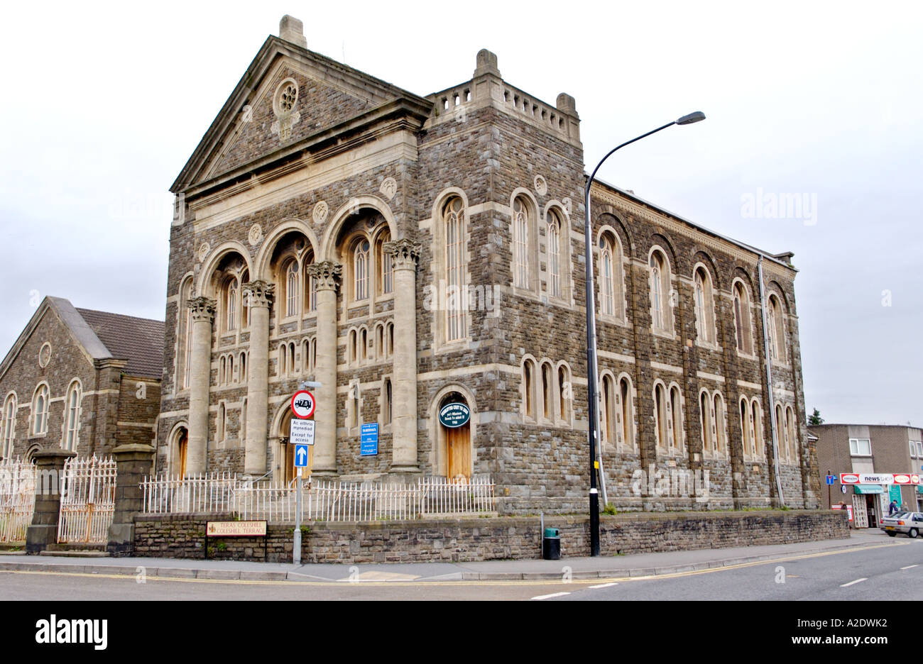 Tabernacle Chapel Llanelli Carmarthenshire West Wales UK dated 1873 ...