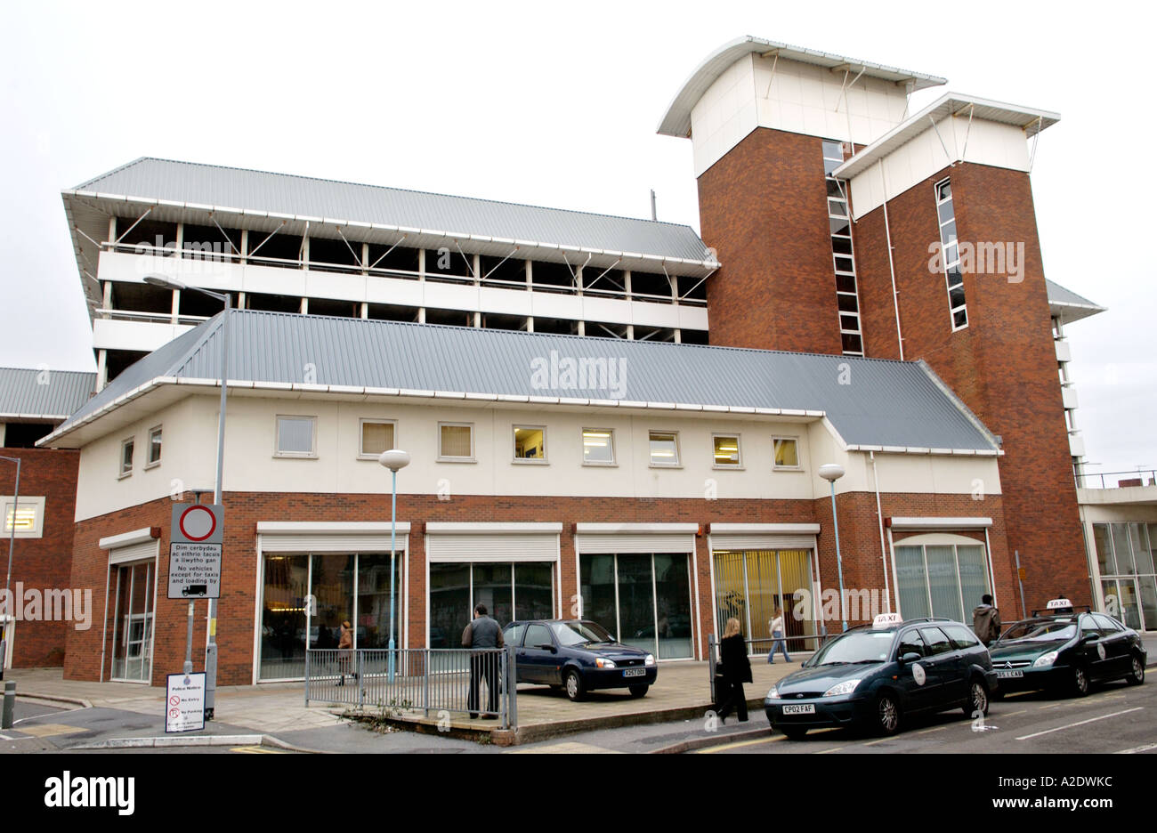 Tinopolis TV studio located in a former Tesco supermarket complete with ...