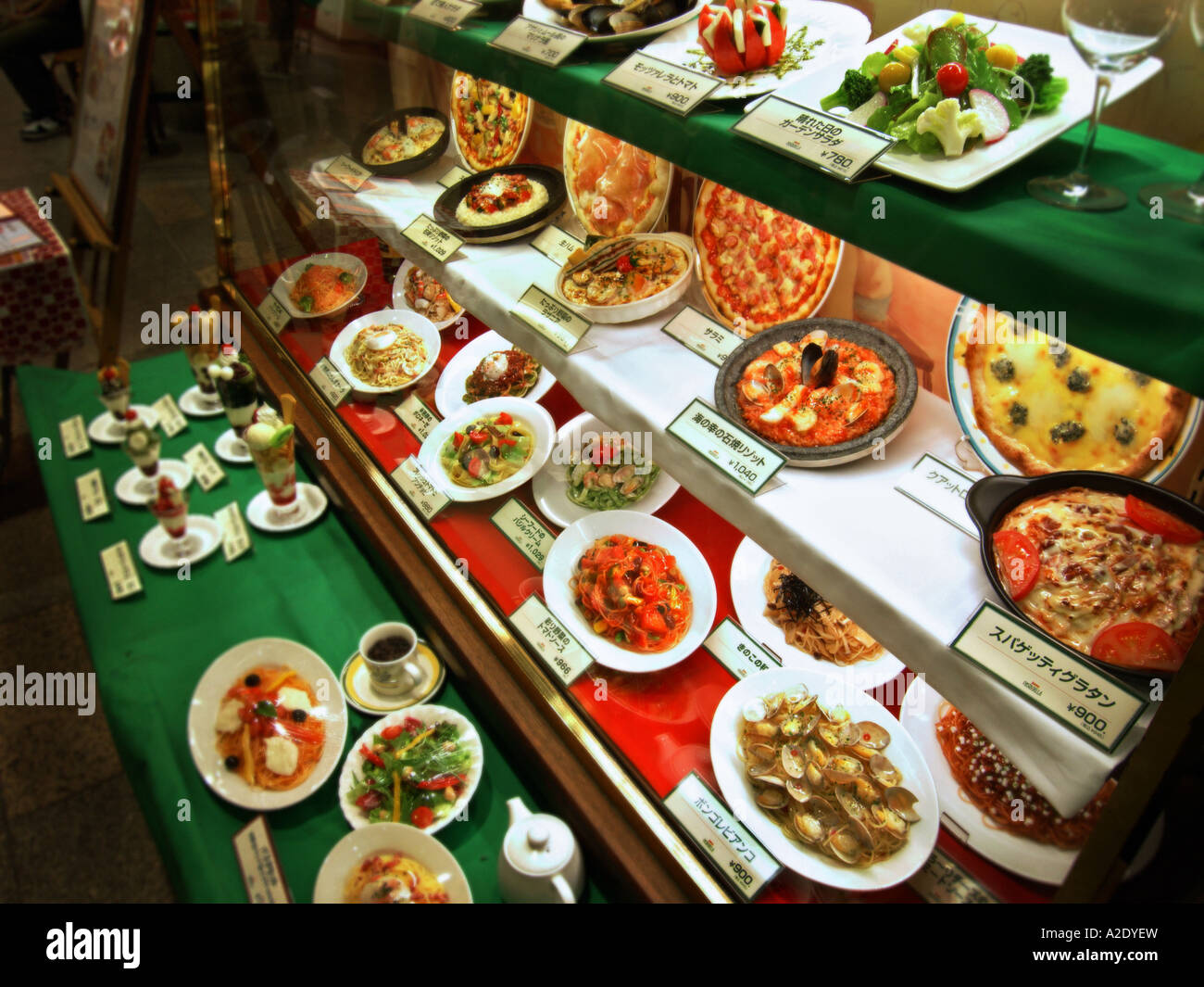Plastic Food Display, Tokyo, Japan Stock Photo - Alamy