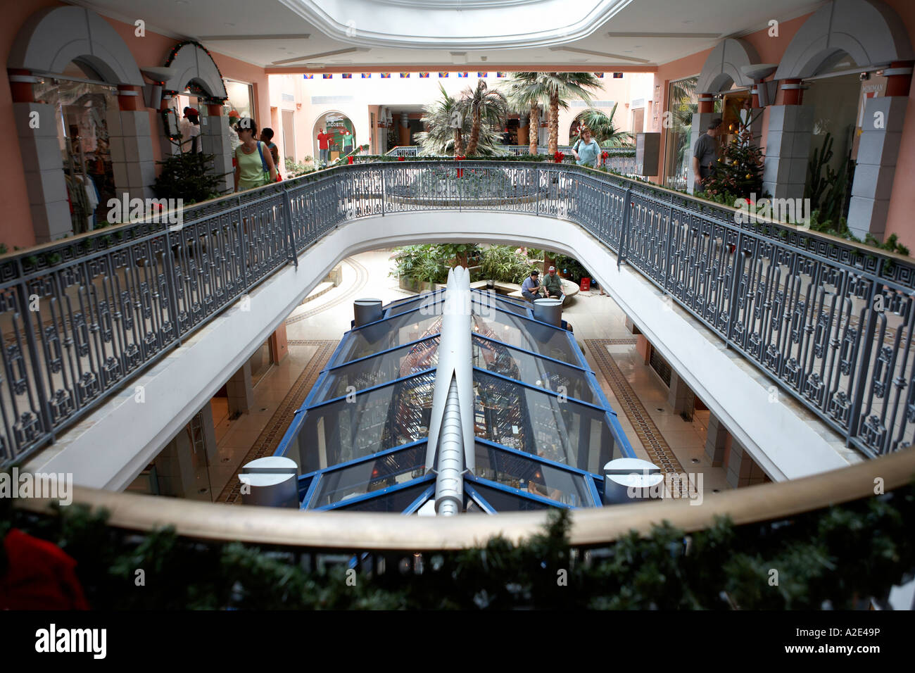 interior of the west indies shopping mall Marigot St Martin caribbean ...