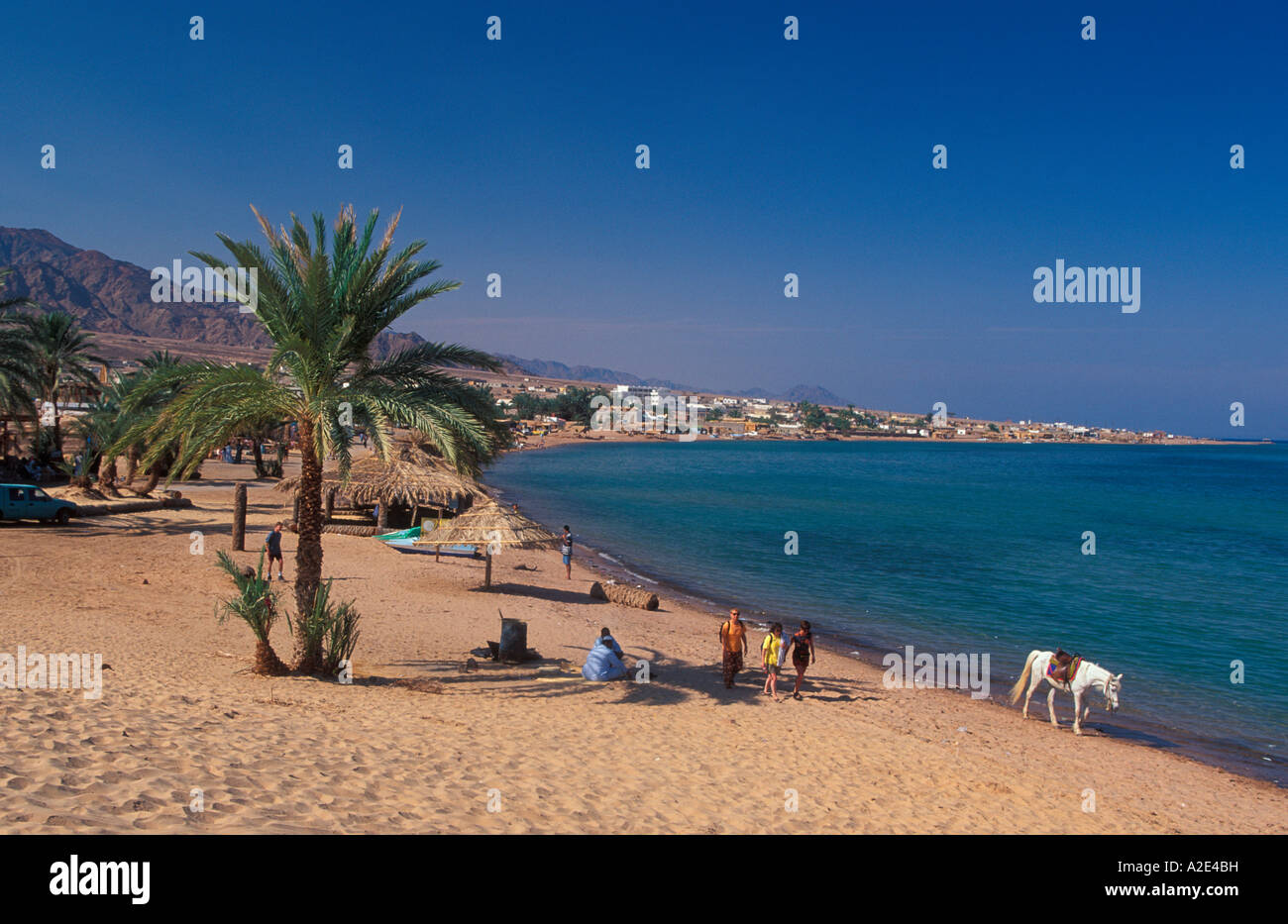 Beach Nuweiba Egypt Stock Photo - Alamy