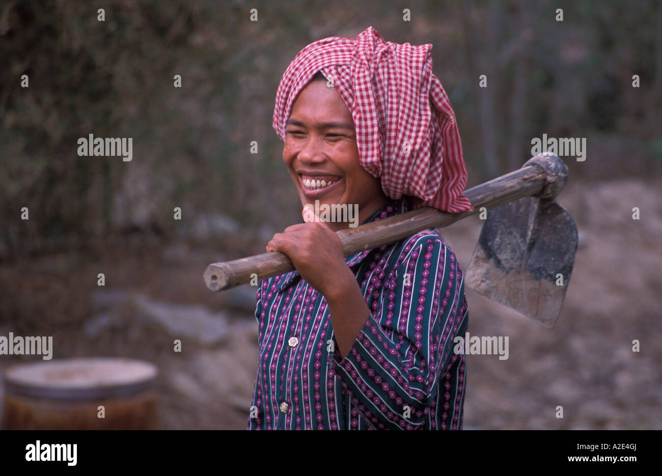 Khmer woman Mesang district Cambodia Stock Photo - Alamy