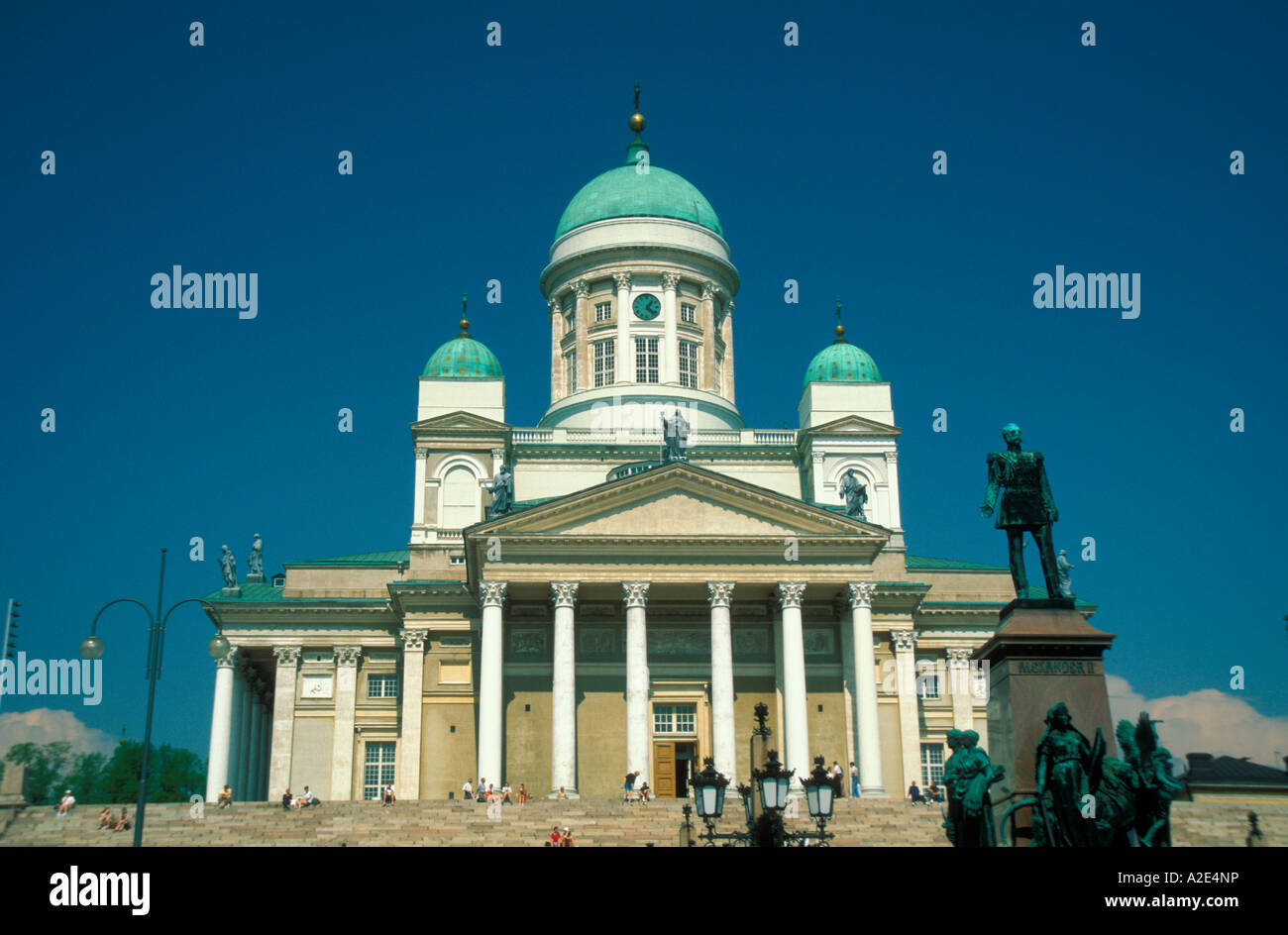 Dome Church Tuomiokirkko by Carl Engel Helsinki Finland Stock Photo - Alamy