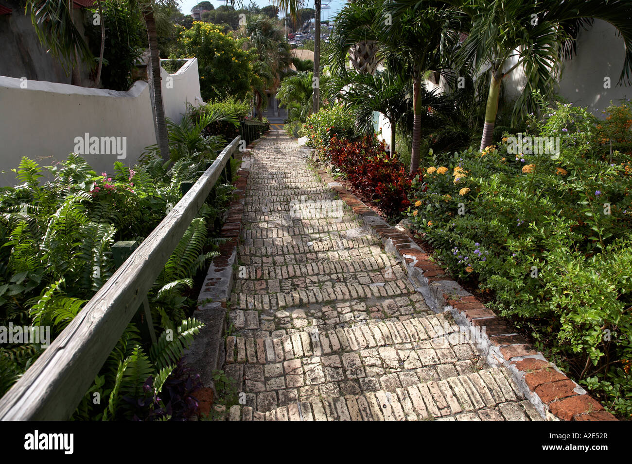 99 steps Charlotte Amalie St Thomas US Virgin islands caribbean west ...