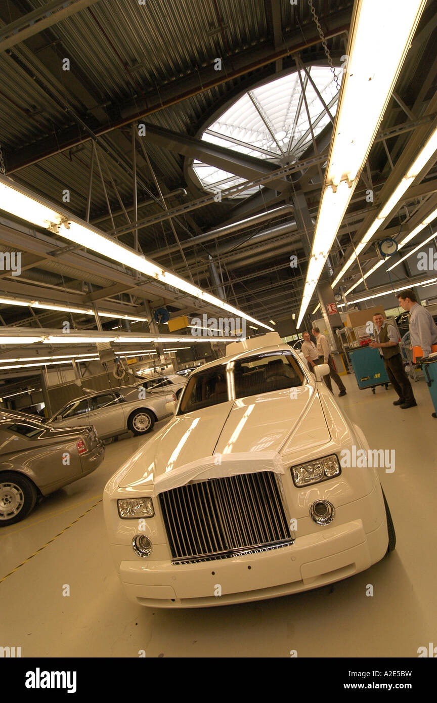 Inside the Rolls Royce factory at Goodwood West Sussex Picture by ...
