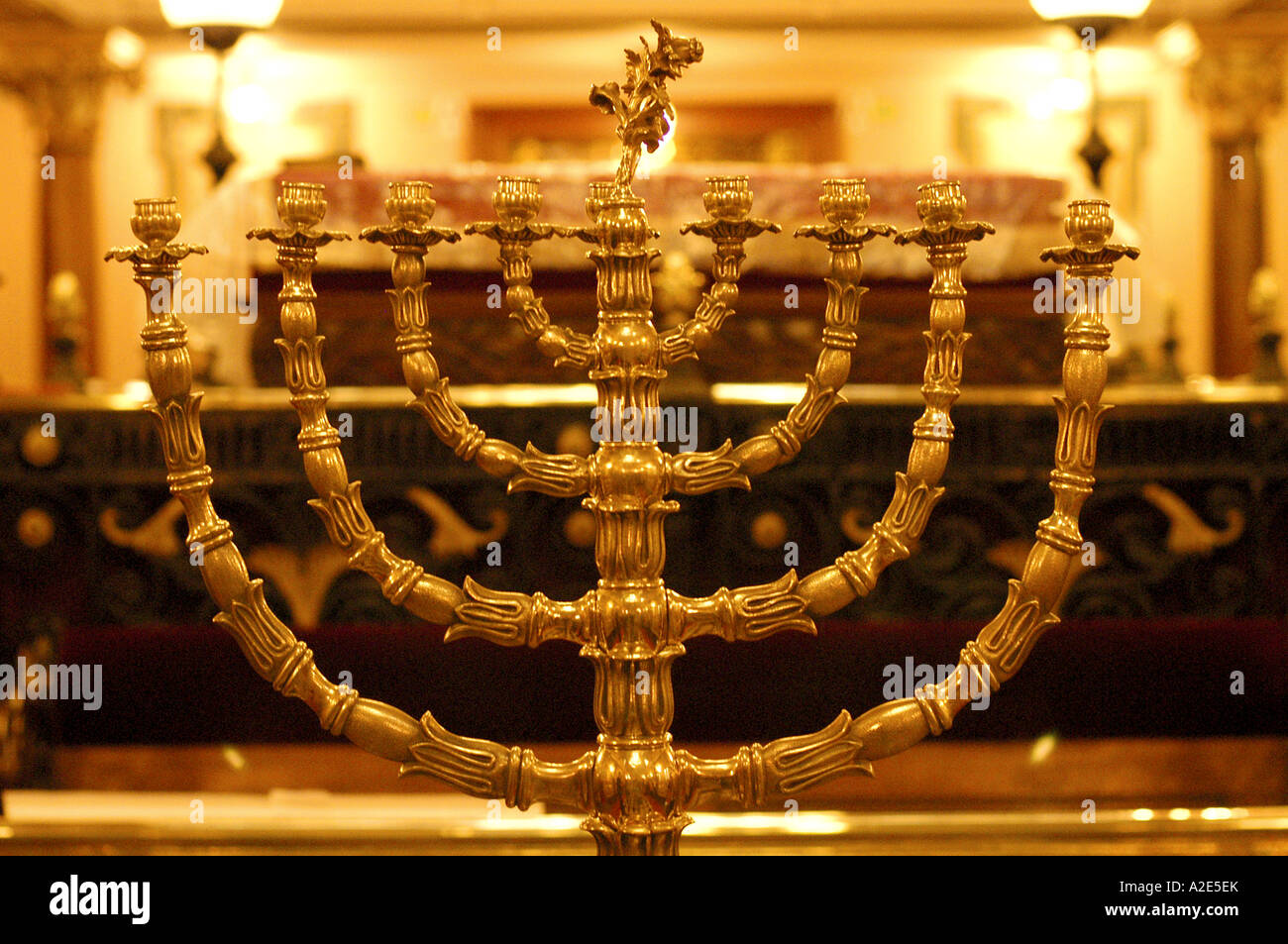 A Jewish Menorah Picture by Andrew Hasson January 20th 2004 Stock Photo ...