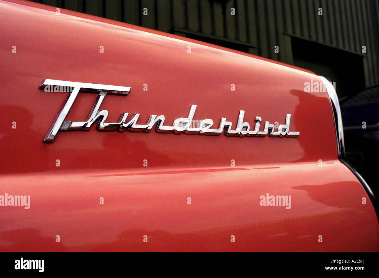 Ford Thunderbird tail fin Picture by Andrew Hasson 2003 Stock Photo - Alamy