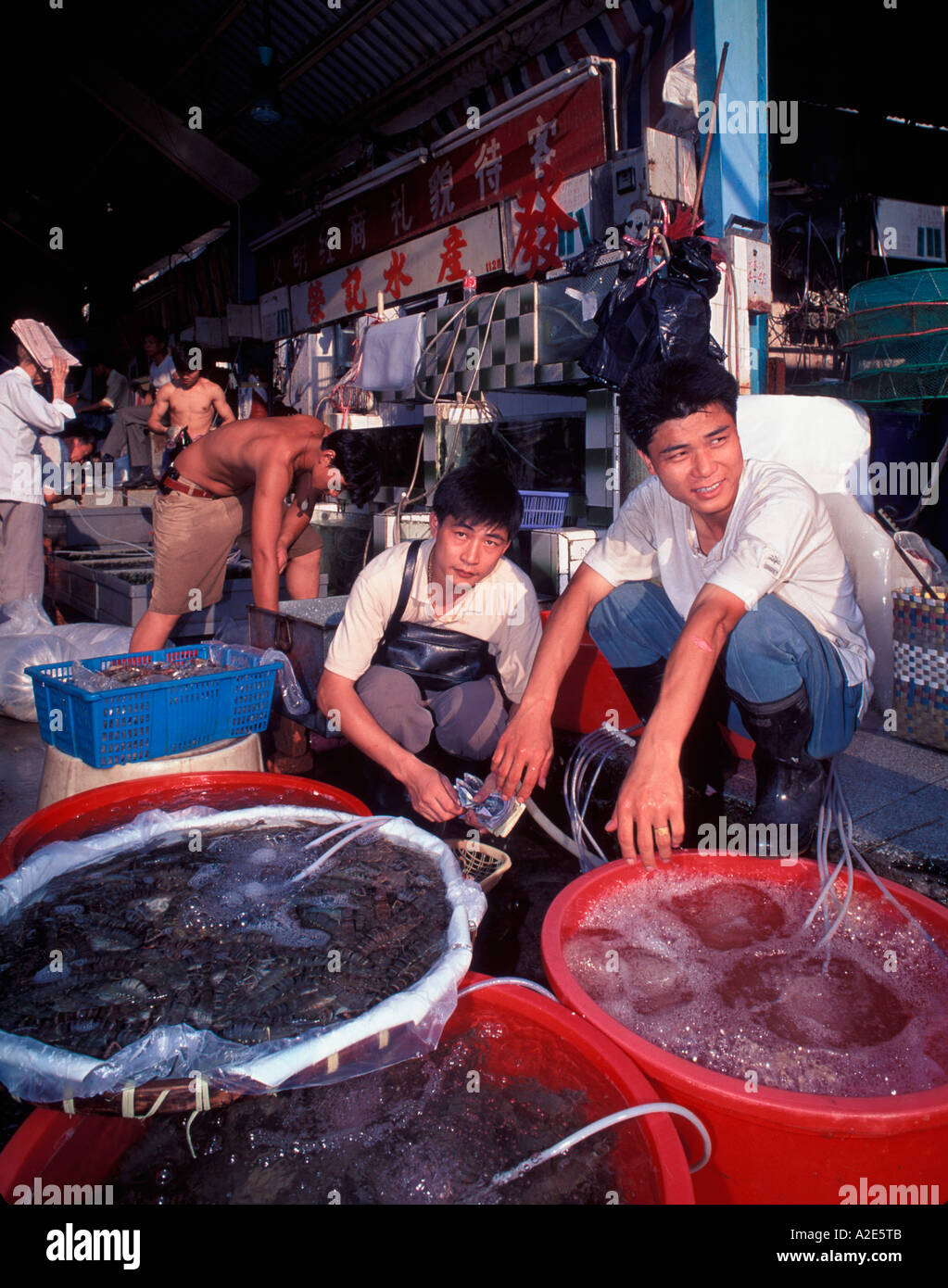 Canton's famous Qing Ping Market, a virtual take-away zoo of animals ...
