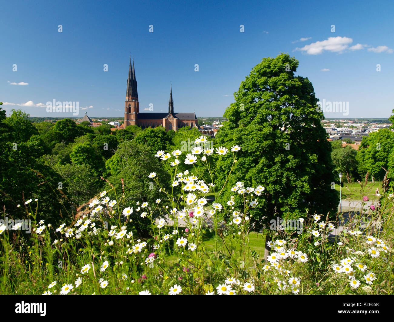 Uppsala flag hi-res stock photography and images - Alamy