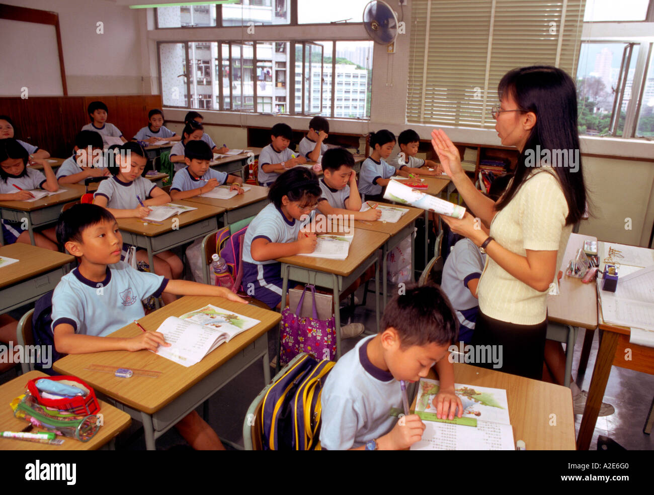 Chinese language and social studies classes at the Choi Hin To Primary ...
