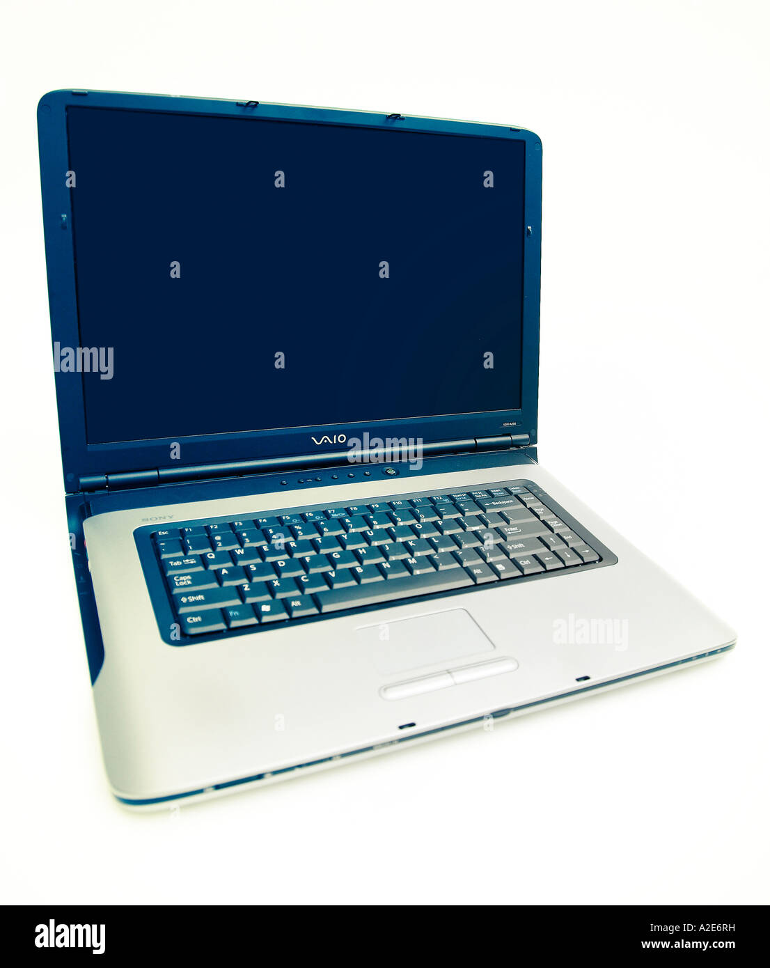 laptop on a white background Stock Photo - Alamy