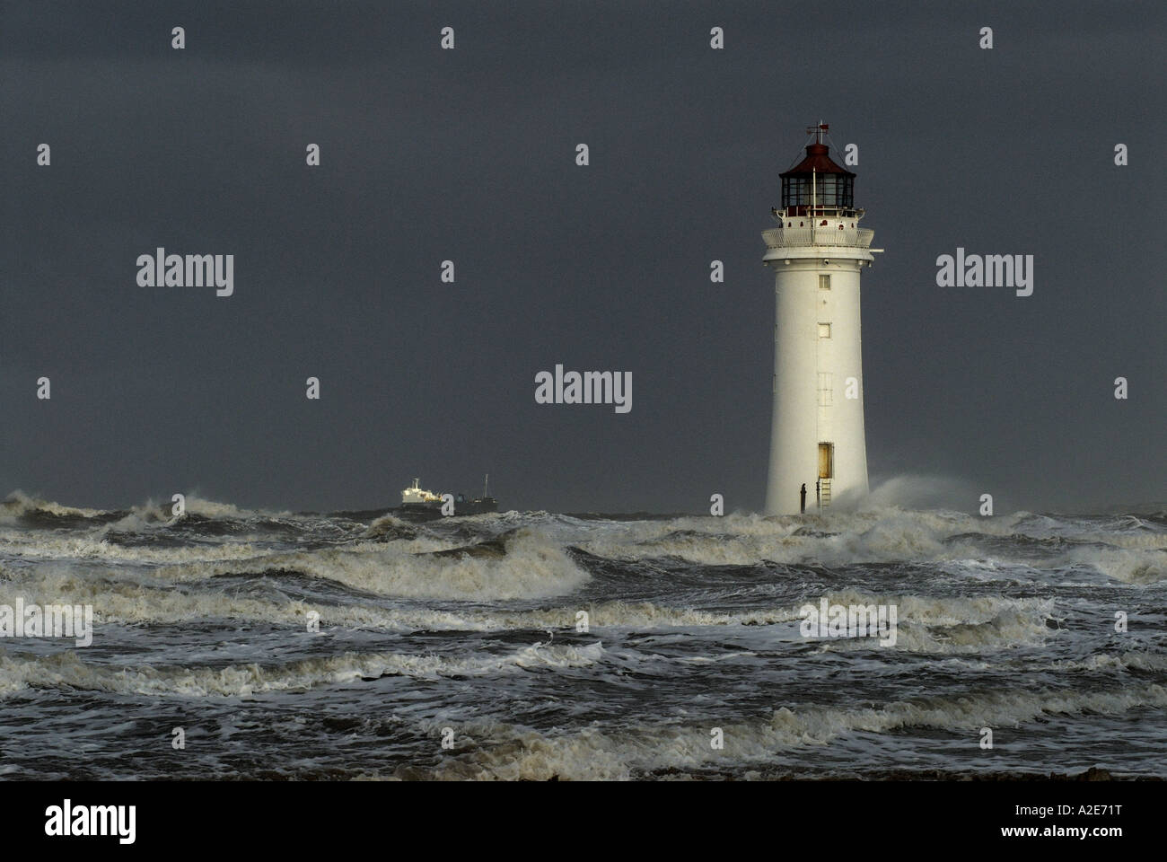Lighthouse storm ship hi-res stock photography and images - Alamy