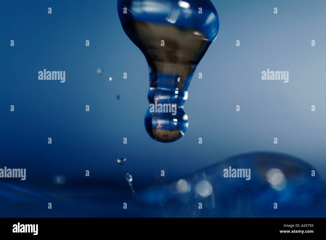 Water droplet dropping surface water hi-res stock photography and ...