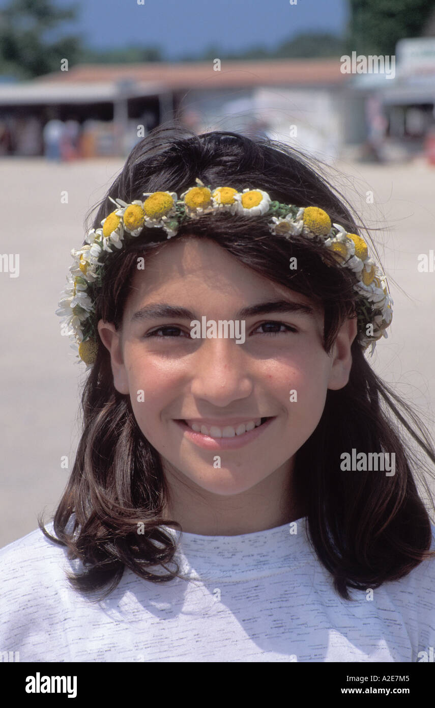 Asia, Turkey, Antalya, Teenage Girl, at Aspendos Stock Photo - Alamy