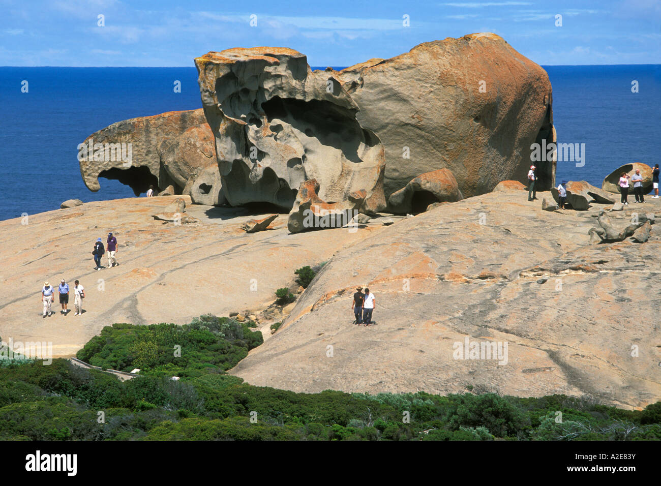 The Remarkable Rocks a popular visitor sight in the Flinders Chase ...