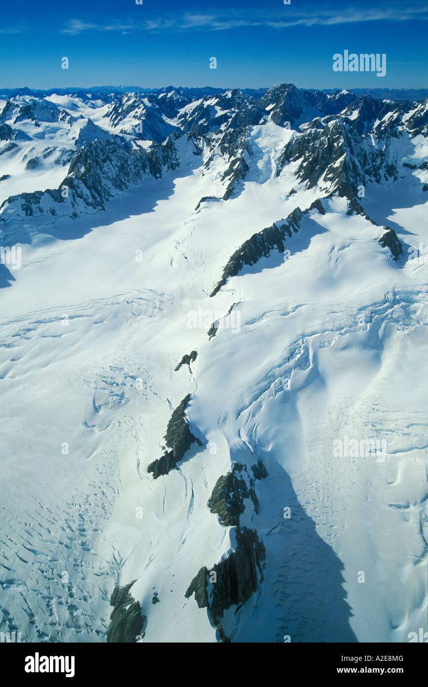 Explorer & Albert Glaciers & Douglas Peak to the right Mt Cook National ...