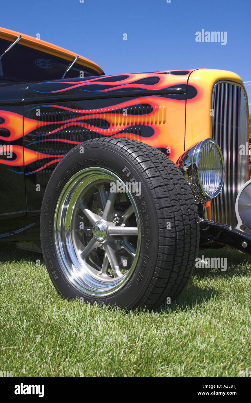 Hot rod flames hi-res stock photography and images - Alamy