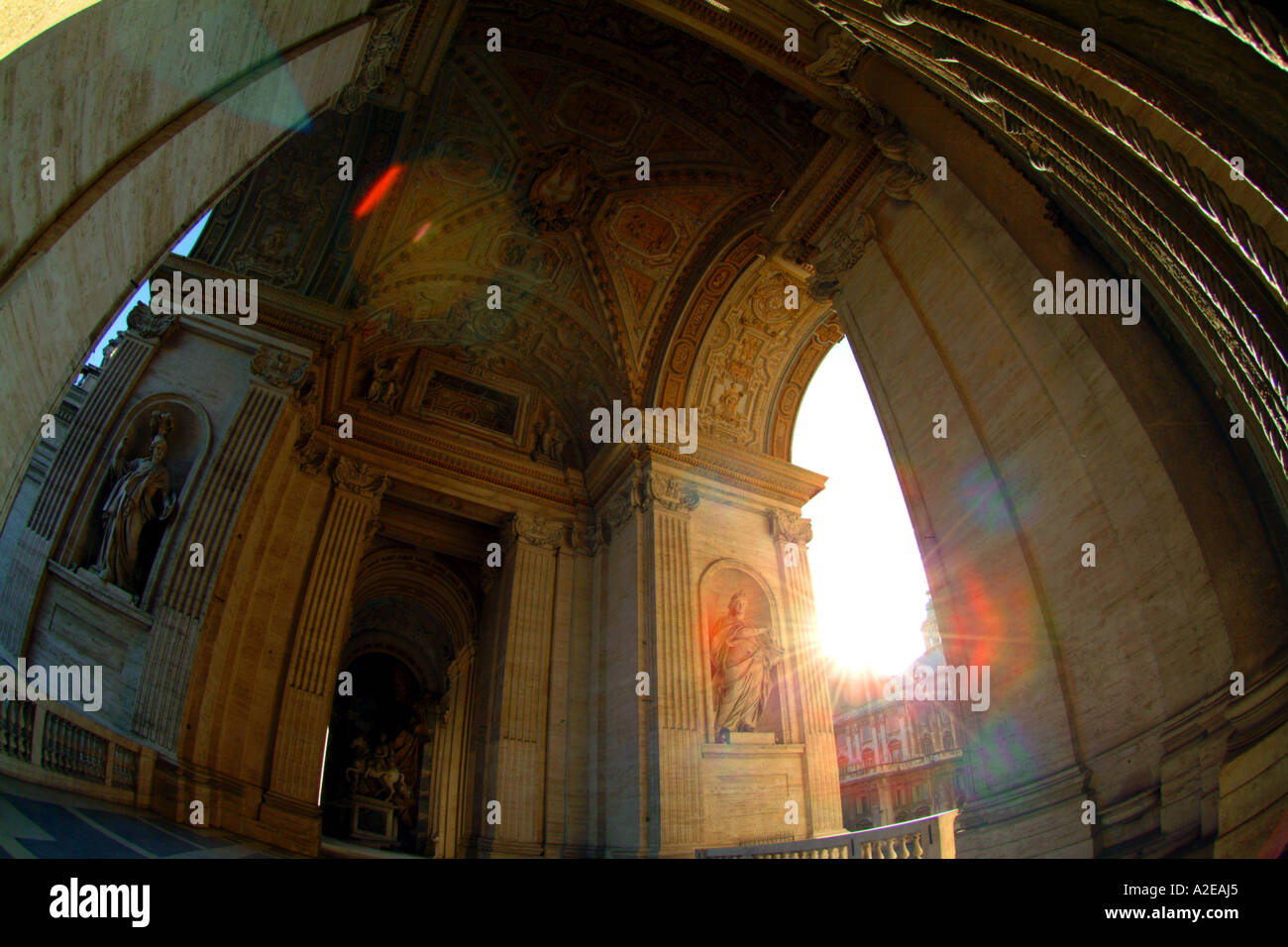 Arch on saint peters basilica hi-res stock photography and images - Alamy