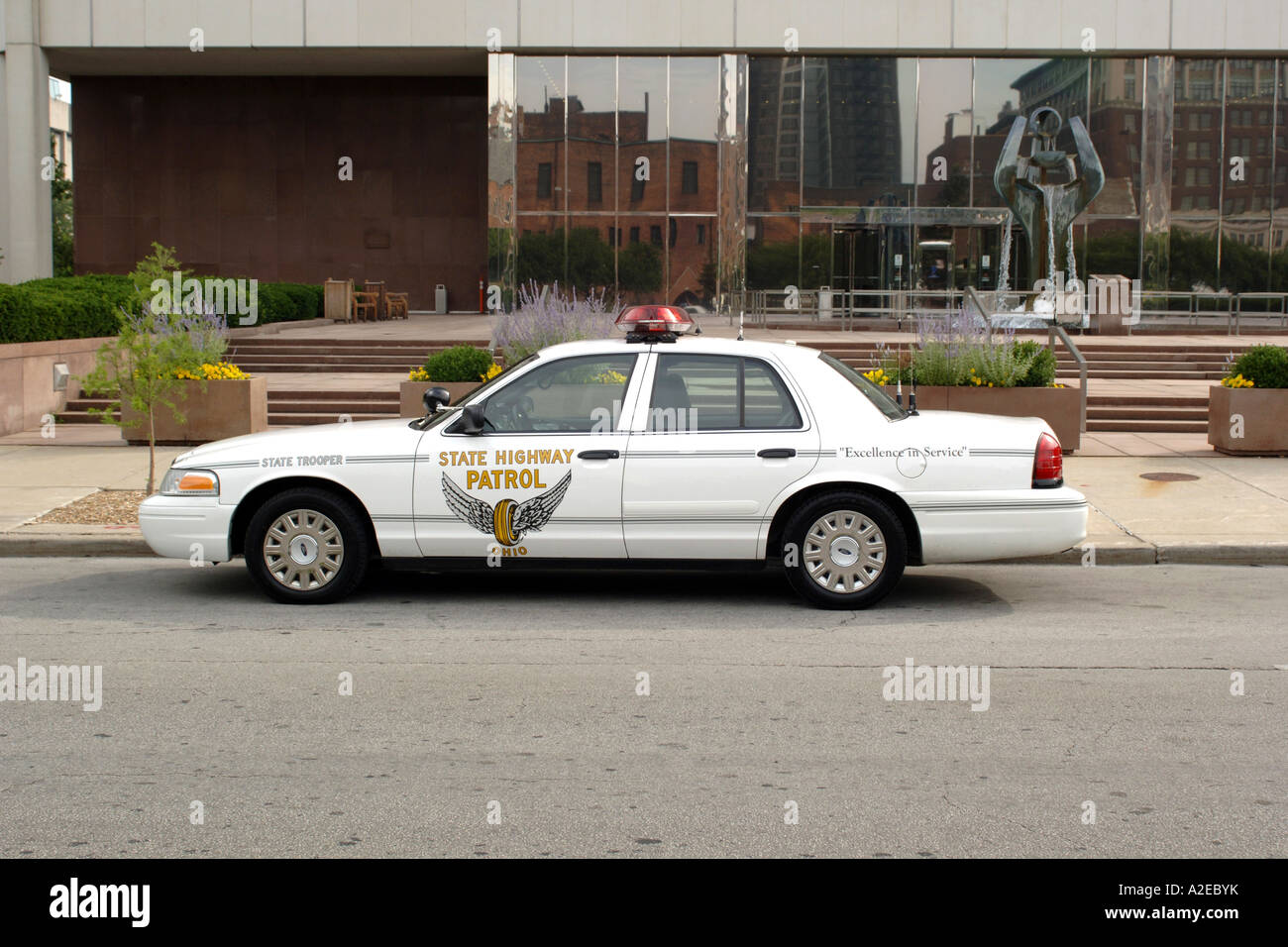 Ohio State Highway Patrol Squad Cars Stock Photo - Alamy