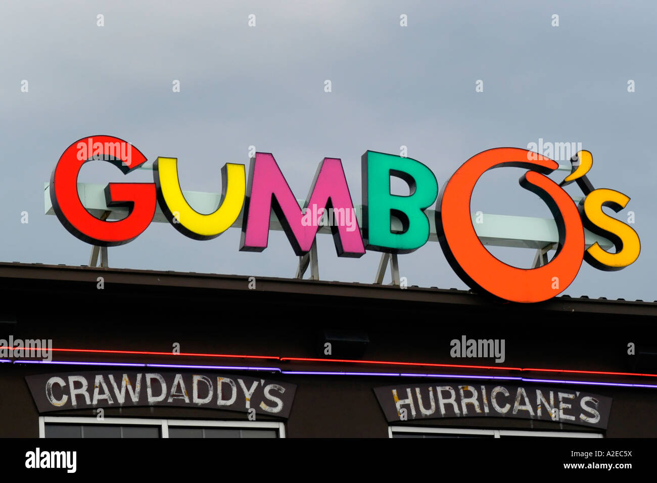 Seafood gumbo sign hi-res stock photography and images - Alamy