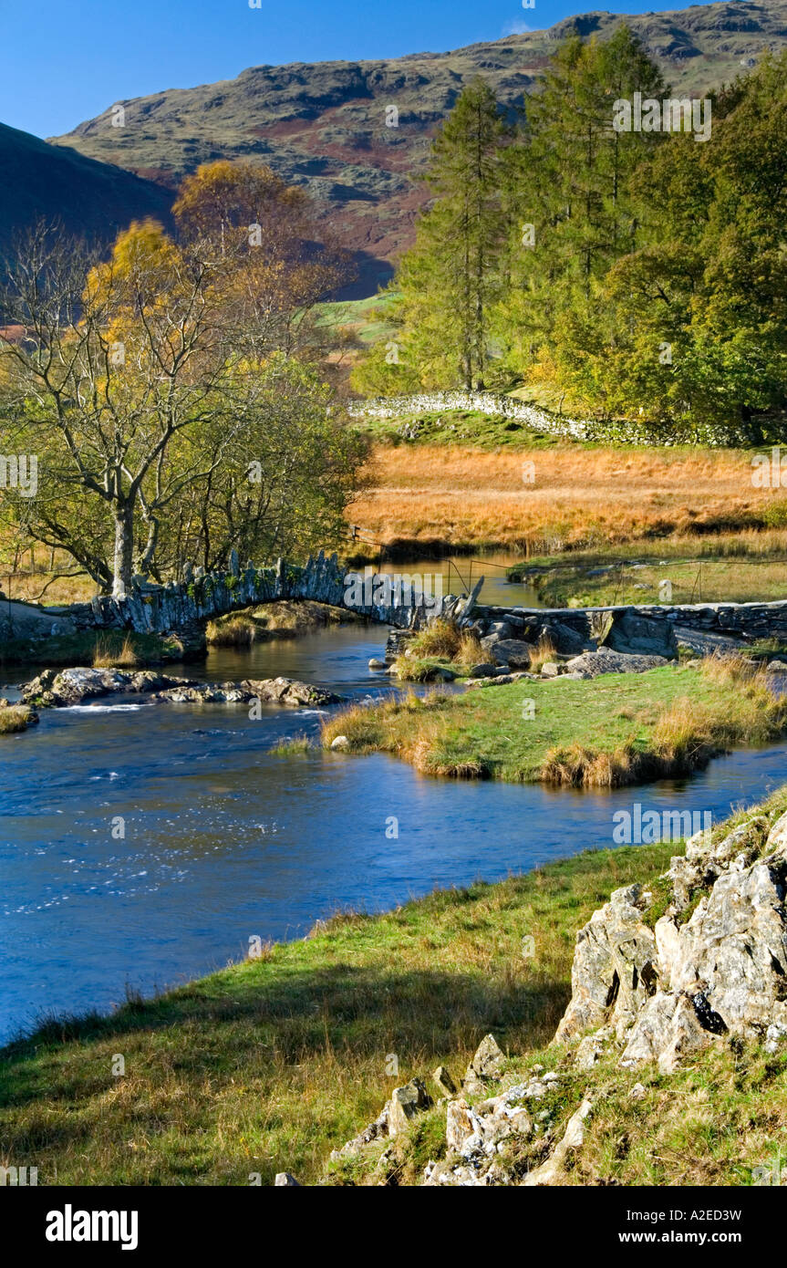 Slater's Bridge, Little Langdale, Lake District National Park, Cumbria ...