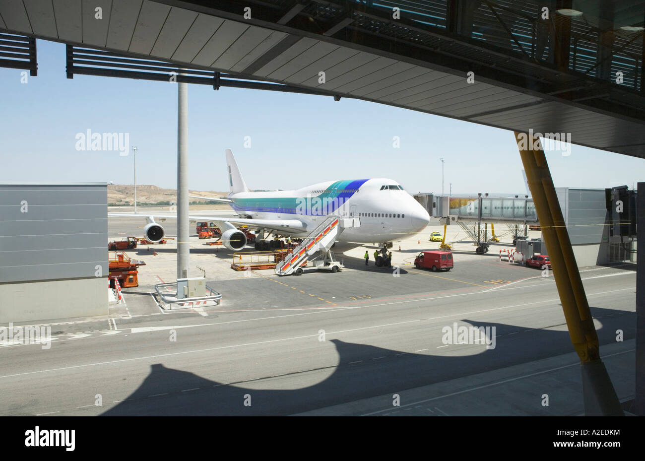 Madrid Barajas Airport MAD Spain Stock Photo - Alamy