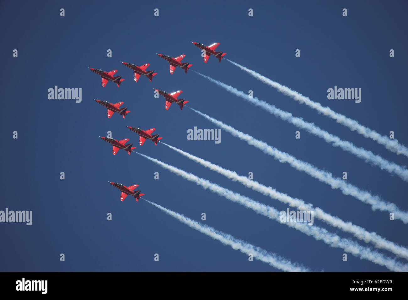 Two red arrows planes hi-res stock photography and images - Alamy