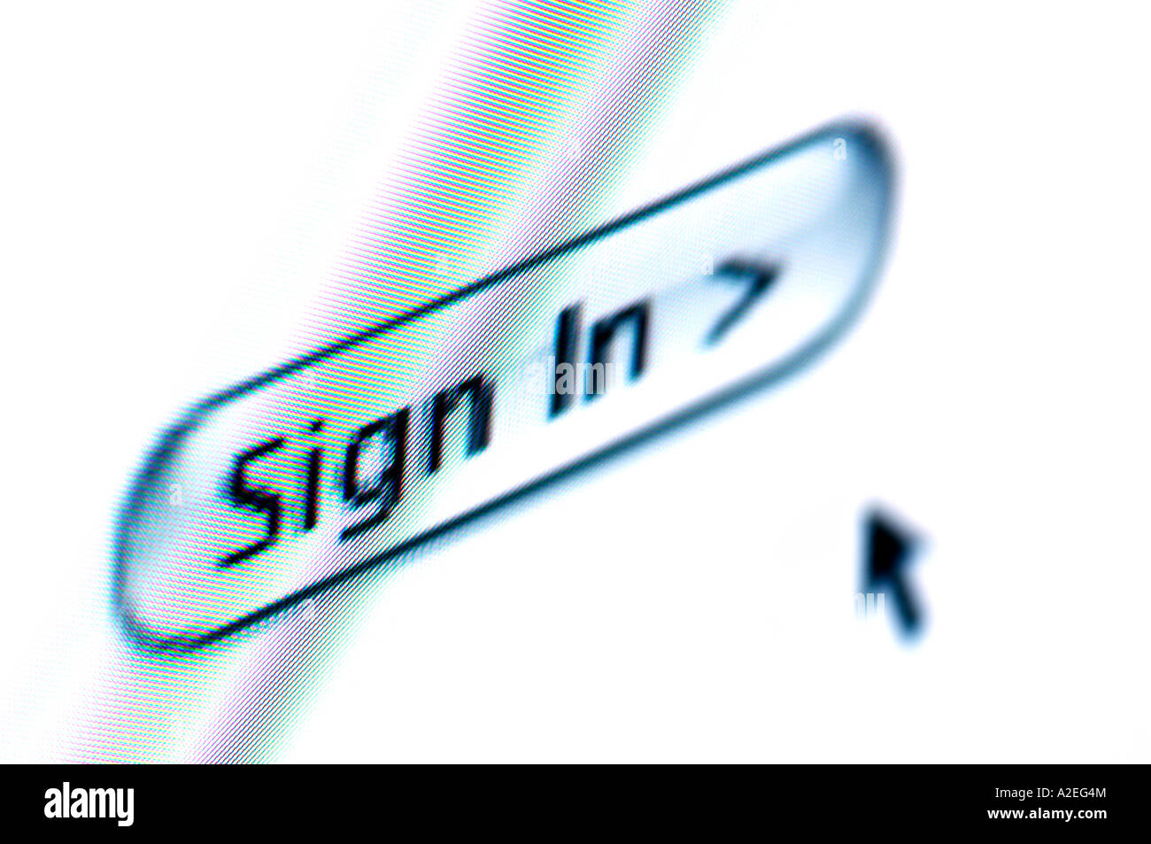 Computer screen Sign In detail Stock Photo - Alamy